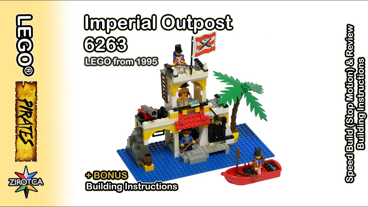LEGO 6263 Imperial Outpost - Speed Build & Review Video | Vintage LEGO ...