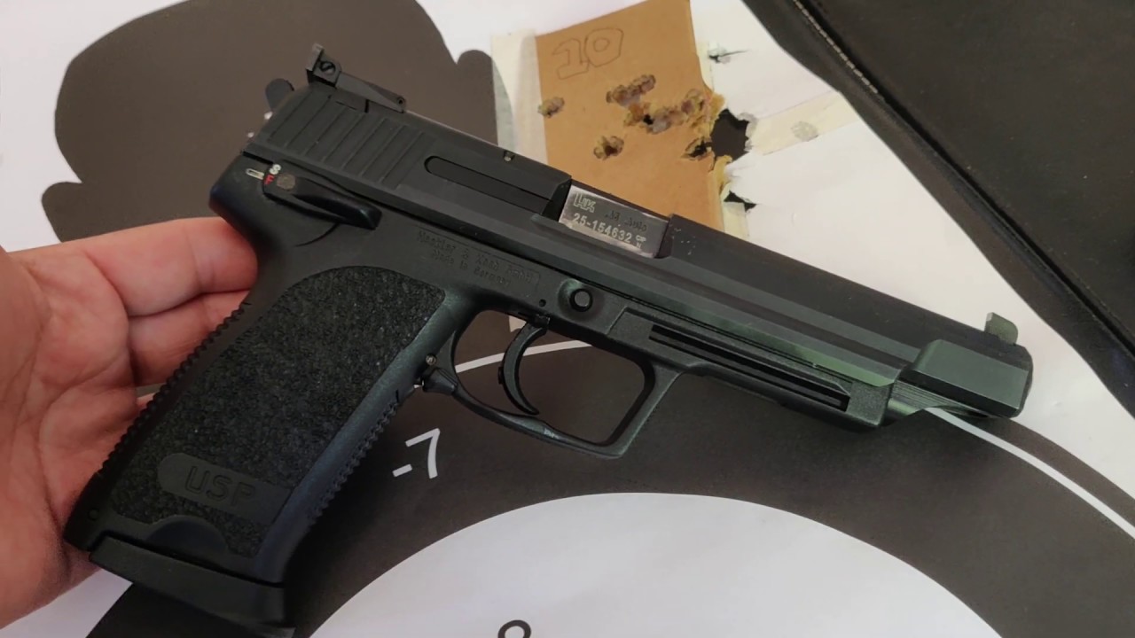 HK USP 45 Elite 10 yards hostage rescue op - YouTube