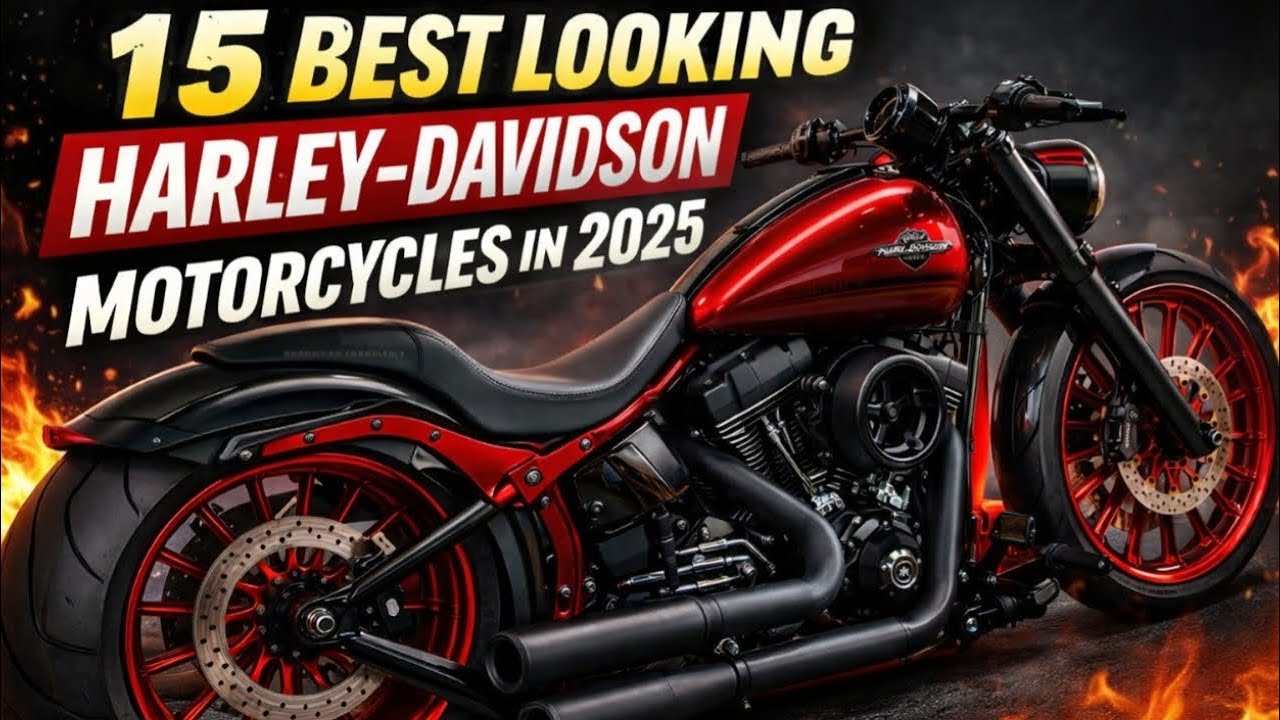 15 Best Looking Harley-Davidson Motorcycles In 2025 - YouTube