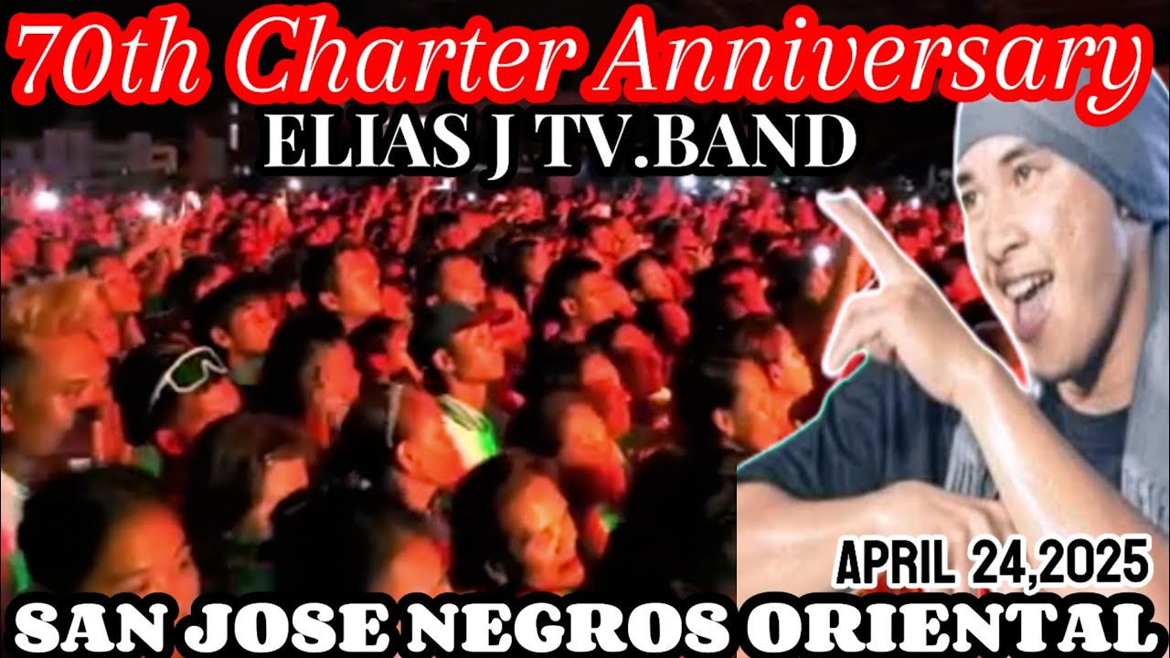 Elias J tv Band. Live in San Jose Negros Oriental | 70th Charter ...