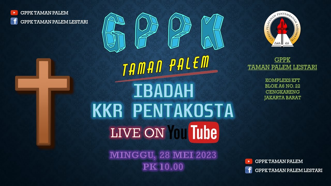 Ibadah Kkr Pentakosta 28 Mei 2023 Youtube
