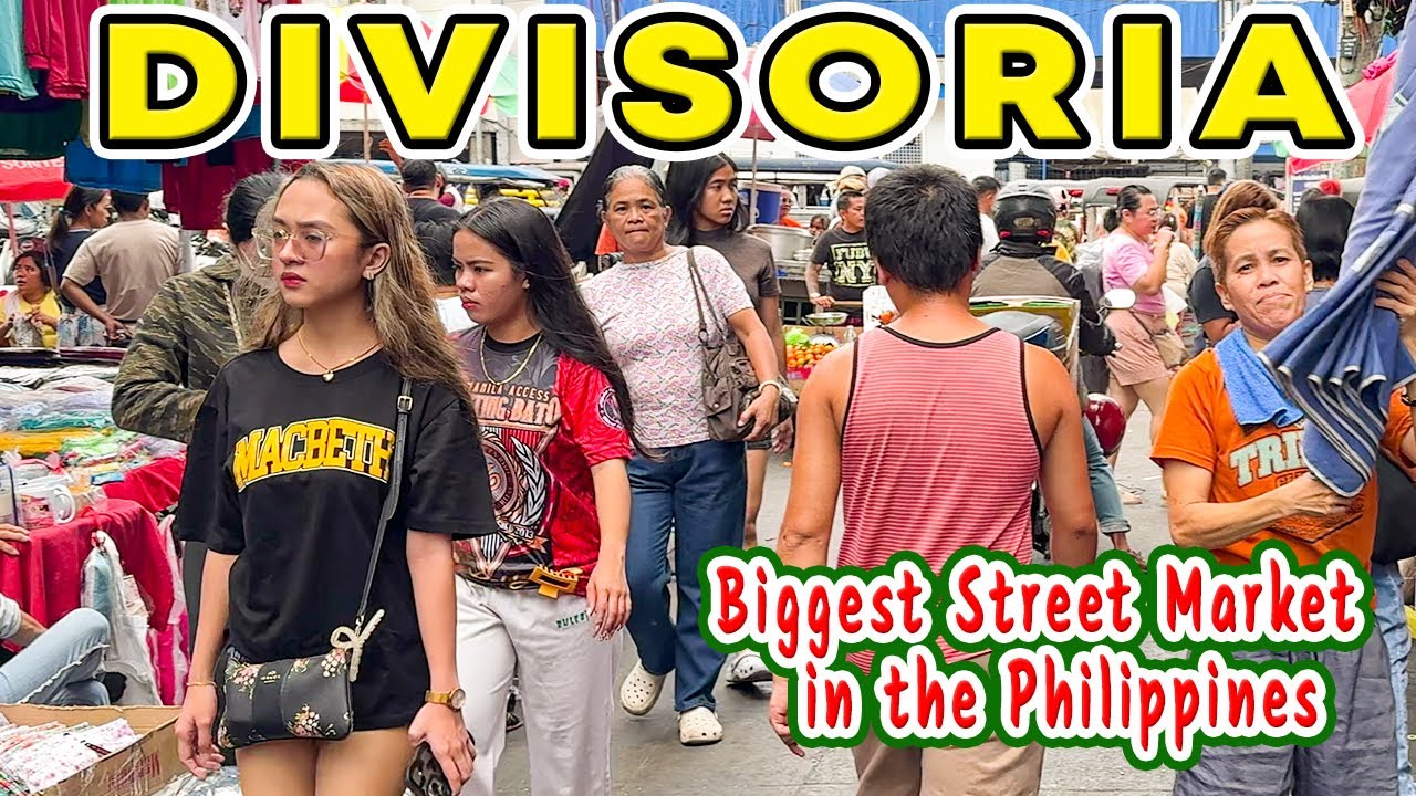 MANILA CITY - DIVISORIA MARKET WALKING TOUR | Walking Tour in the ...