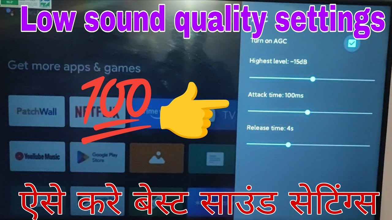 How to improve Android Tv Dolby sound | Any Tv Speaker sound | Vu Tv ...