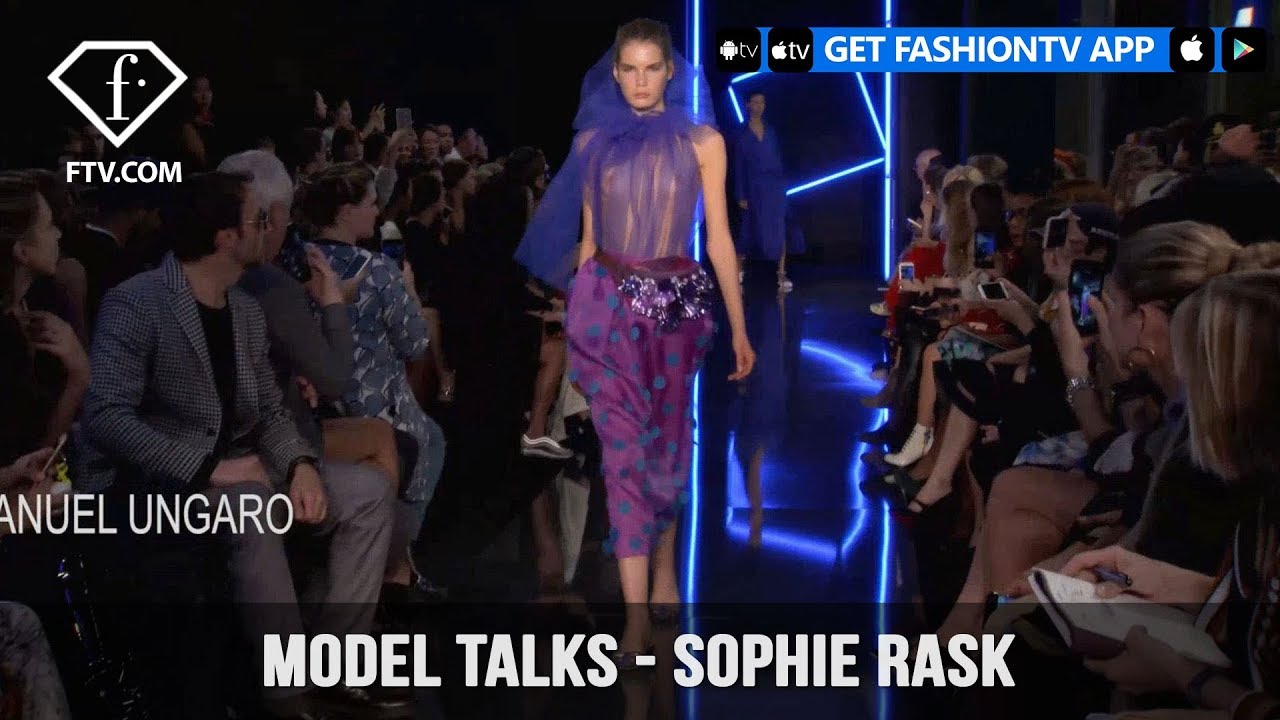 Sophie Rask from Top Models in the World Model Talks Spring/Summer 2018 ...