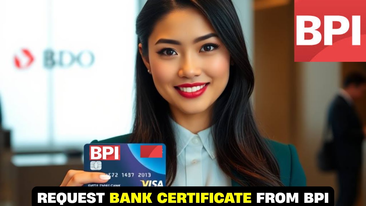 How To Request Bank Certificate From BPI (For Visa Application & More ...