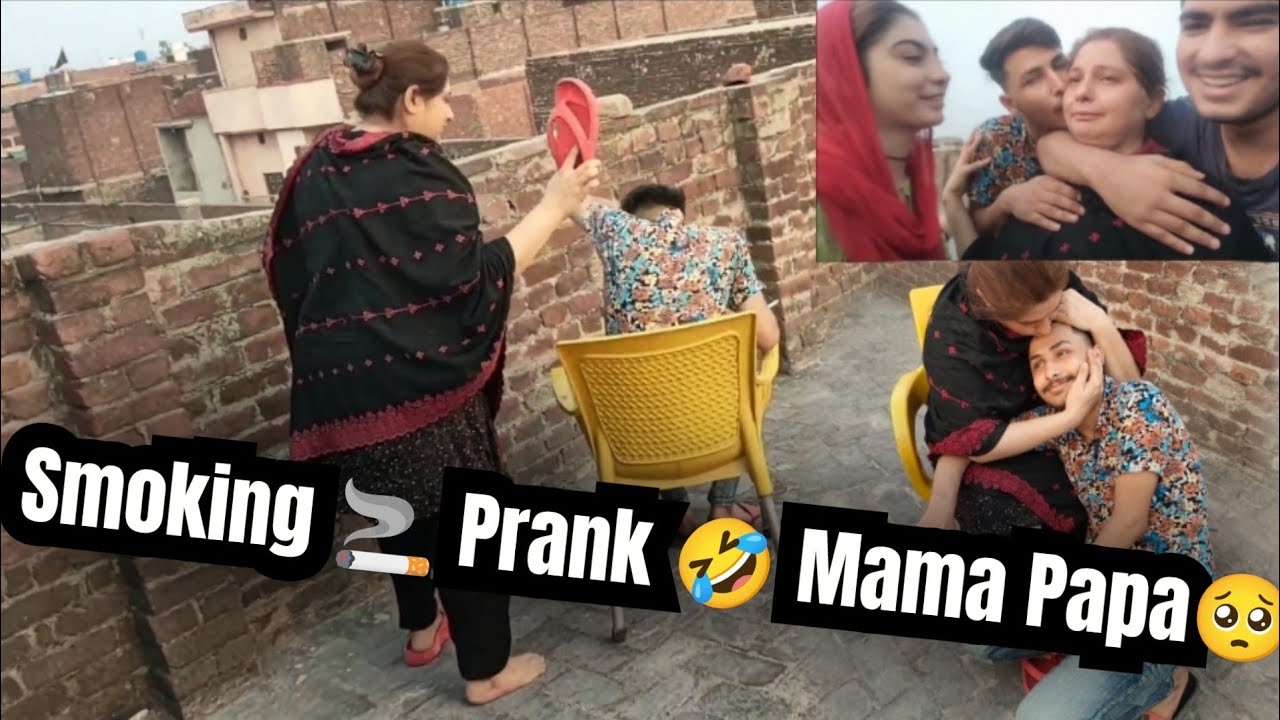 (Smoking Prank on Mama Papa 😡) or Danish ko maar pari 🤣 Vlog - YouTube