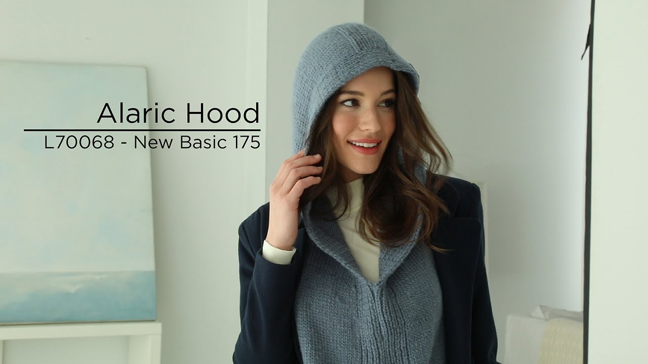 Alaric Hood knit with New Basic 175 - YouTube