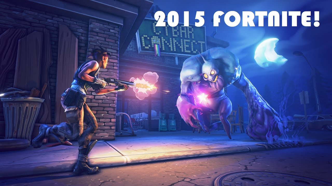 HOW TO PLAY THE FIRST EVER VERSION OF FORTNITE 2015! - YouTube