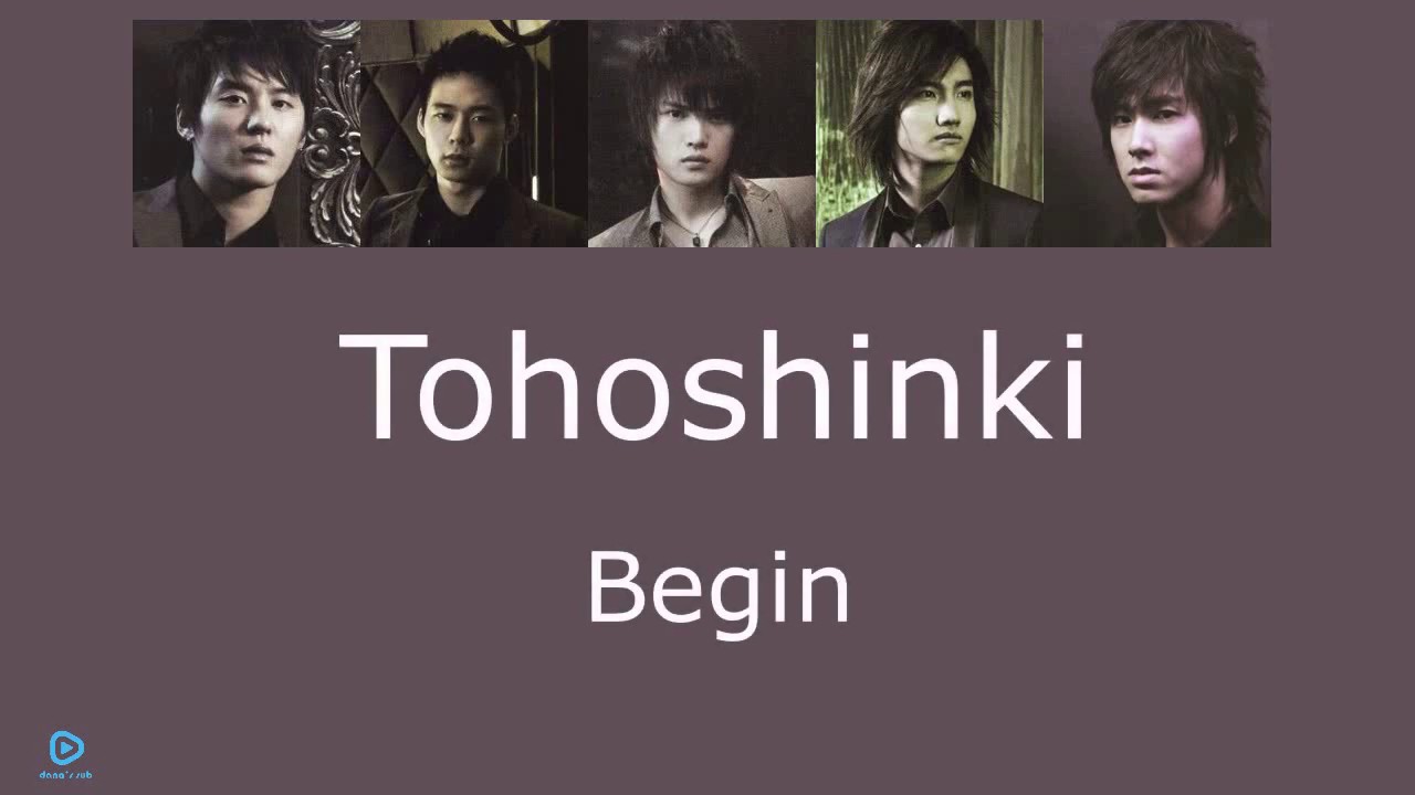 Tohoshinki - Begin (sub español) - YouTube