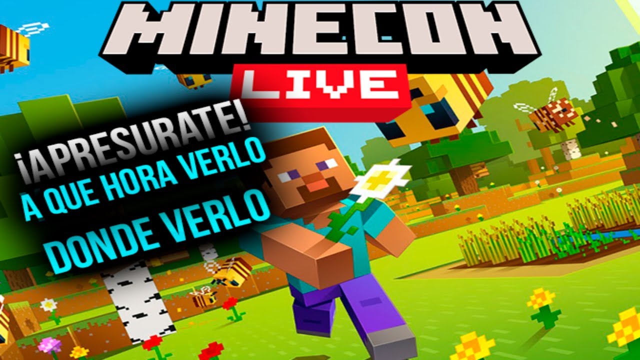 DONDE VER MINECON LIVE 2020⛰️MINECRAFT! - YouTube