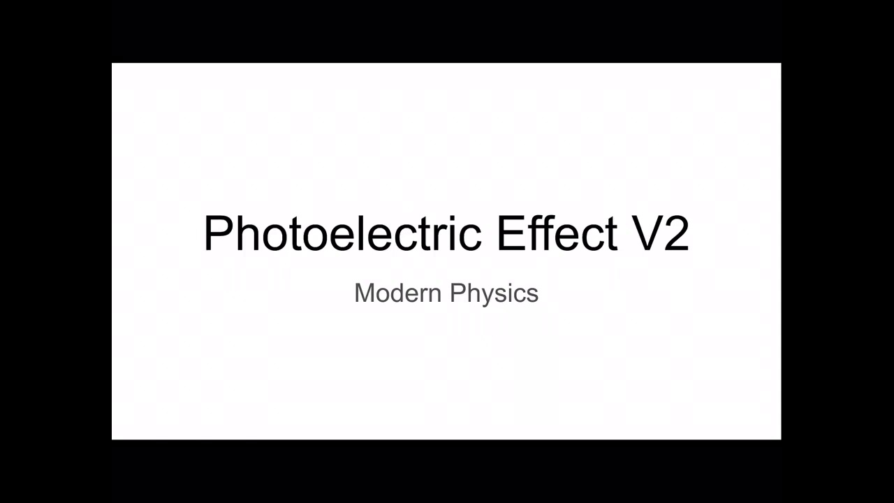 Photoelectric Effect - Modern Physics (Part 2) - YouTube