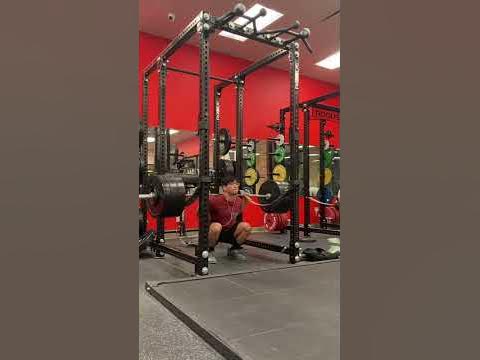 Exploding Knees 300lb/136kg ATG Back Squats to failure no belt no ...