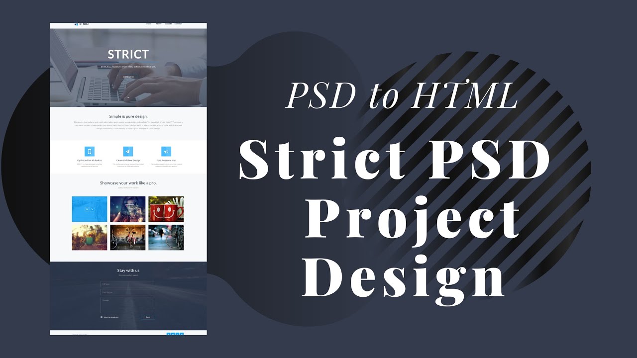 Strict PSD Responsive Issue - YouTube Strict PSD Responsive Issue - YouTube
