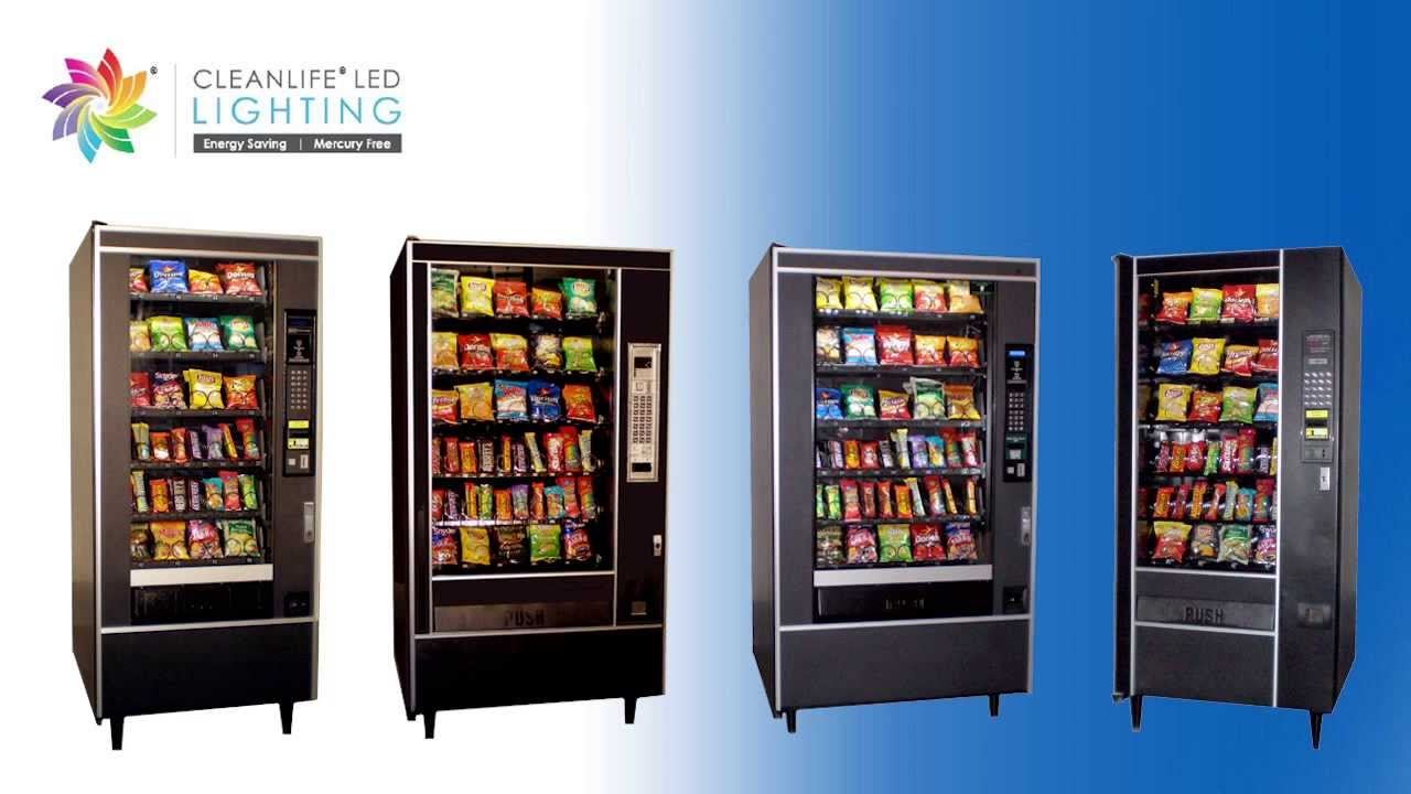 Universal LED Light Kit for snack machines from Vendors Exchange - YouTube