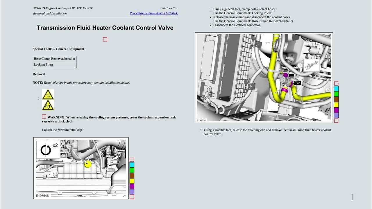 Ford F-150 13th Gen - Transmission Fluid Heater Coolant Control Valve ...