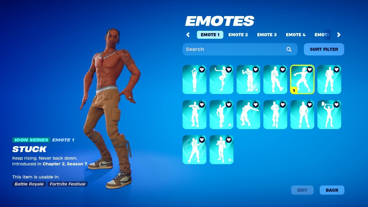 ALL BLOCKED ICON SERIES EMOTES IN FORTNITE - YouTube