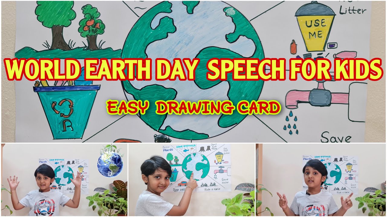 Earth Day speech in English | Easy speech world Earth Day | Earth Day ...