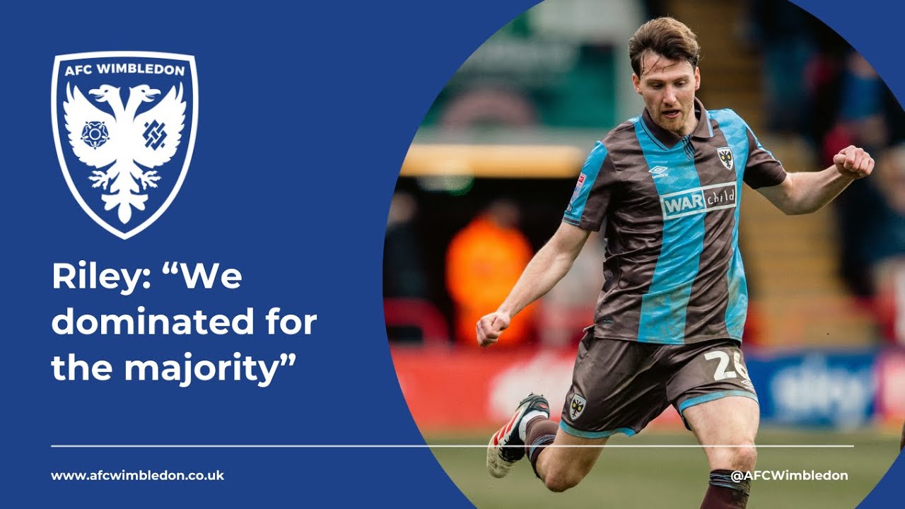 💬 "We dominated for the majority" | Riley on Walsall (A)🟡🔵 - YouTube