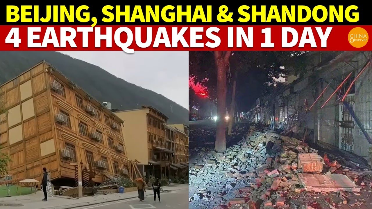 In Beijing, Shanghai, and Shandong, Earthquakes Struck Four Areas ...