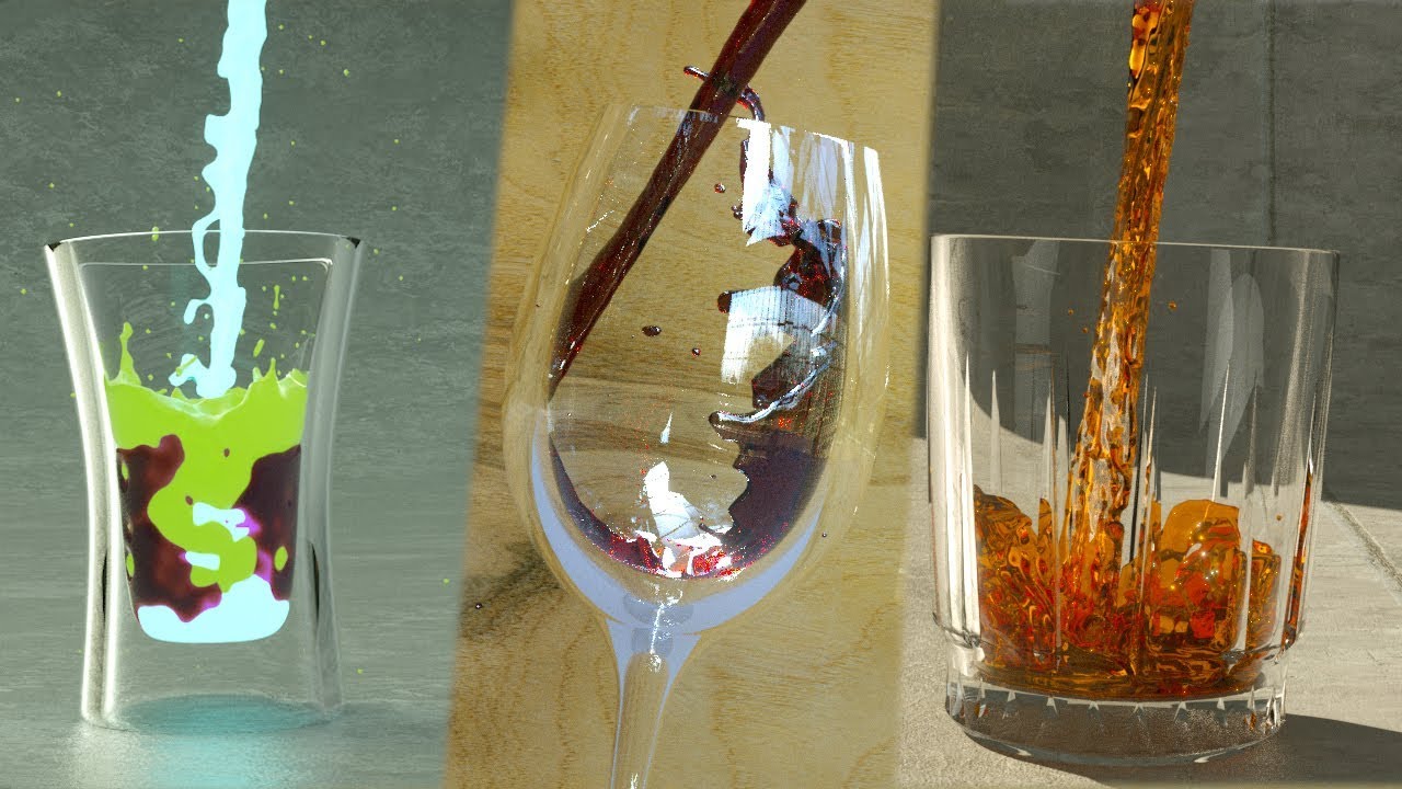 Product Rendering / Liquid Motion Graphics / Realflow, Octane Render ...