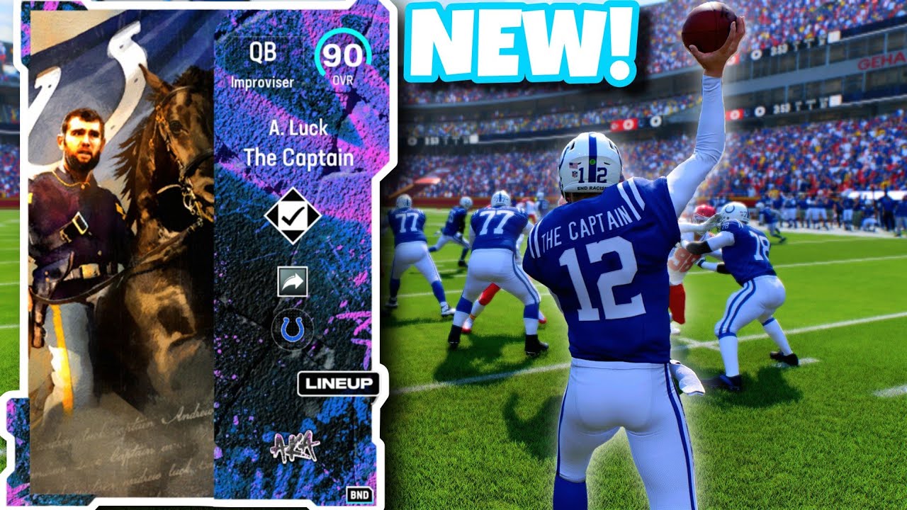 *new* AKA ANDREW LUCK is UNSTOPPABLE in Madden 25! NEW BEST QB! - YouTube