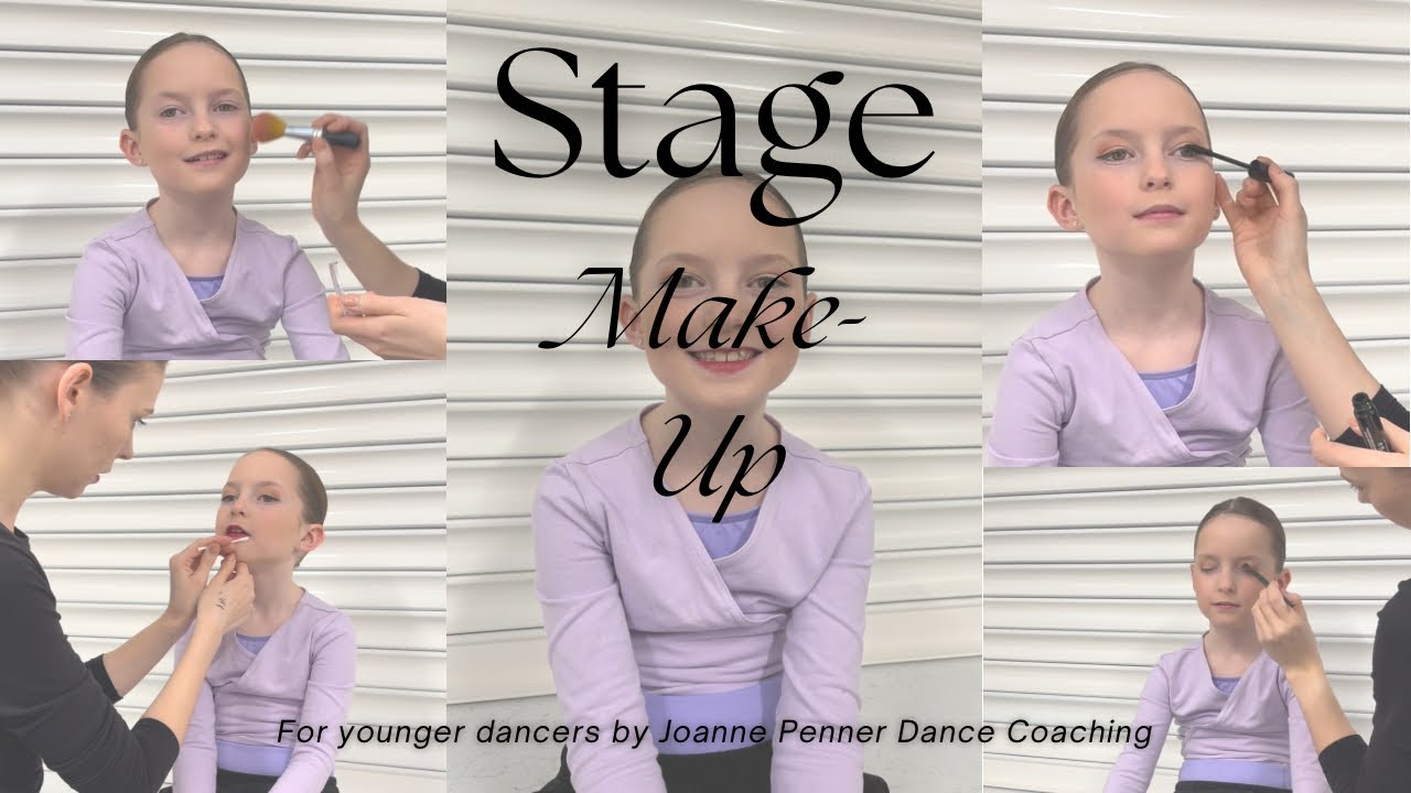 Stage Make-Up for Younger/Child Dancers (Tutorial) - YouTube