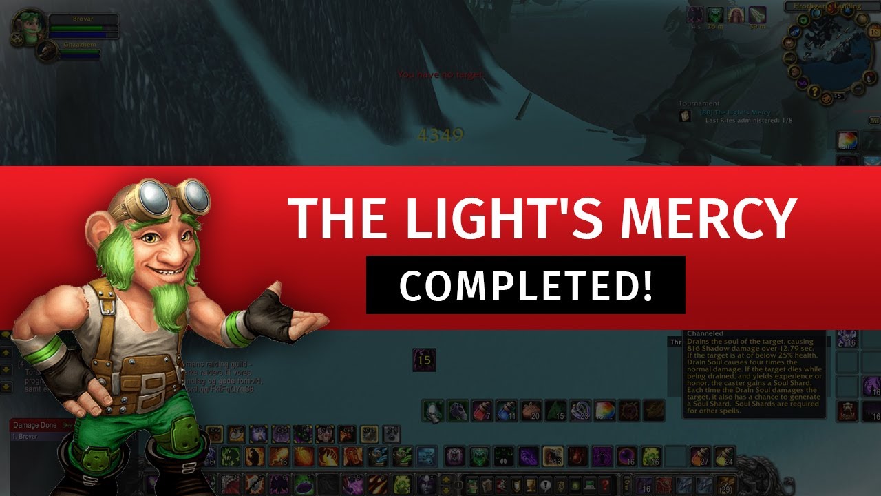 The Light's Mercy WotLK Classic Warlock Gnome Wrath of the Lich King ...