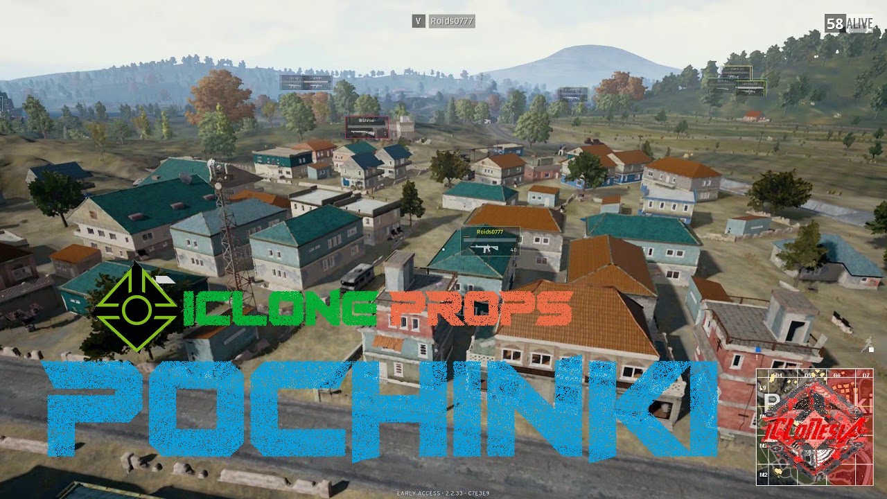 PUBGM POCHINKI MAP | Iclone 7 Props - YouTube