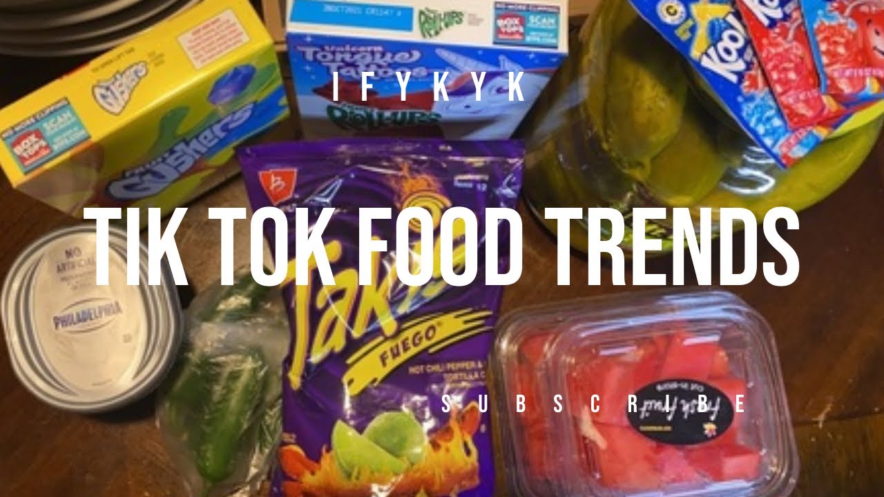 TIK TOK FOOD TRENDS - YouTube