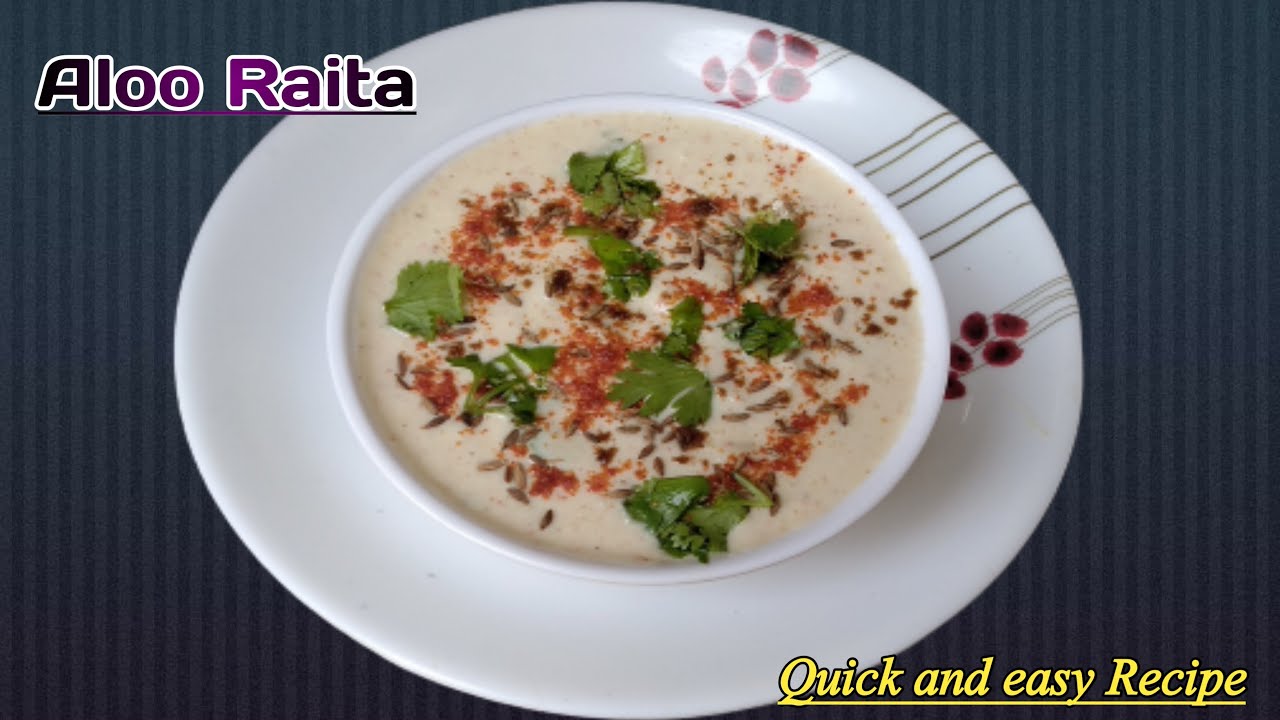 Delicious Tangy Yogurt Raita | Aloo Raita Recipe |Summer Special |Raita ...