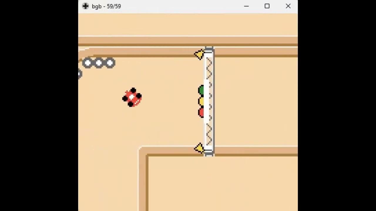 Learning Game Boy programming: Car Game Ver 0.11 - YouTube