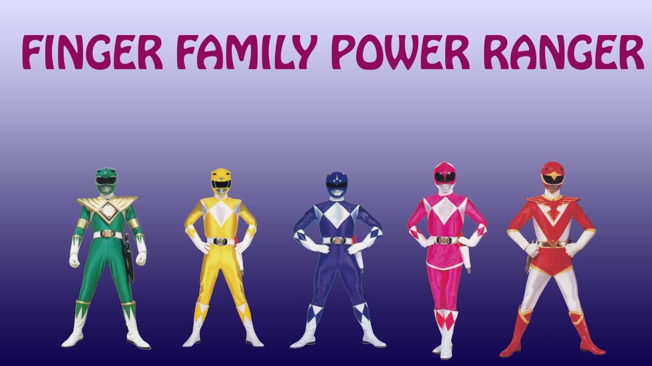 Finger Family Power Rangers ll MimiTV - YouTube