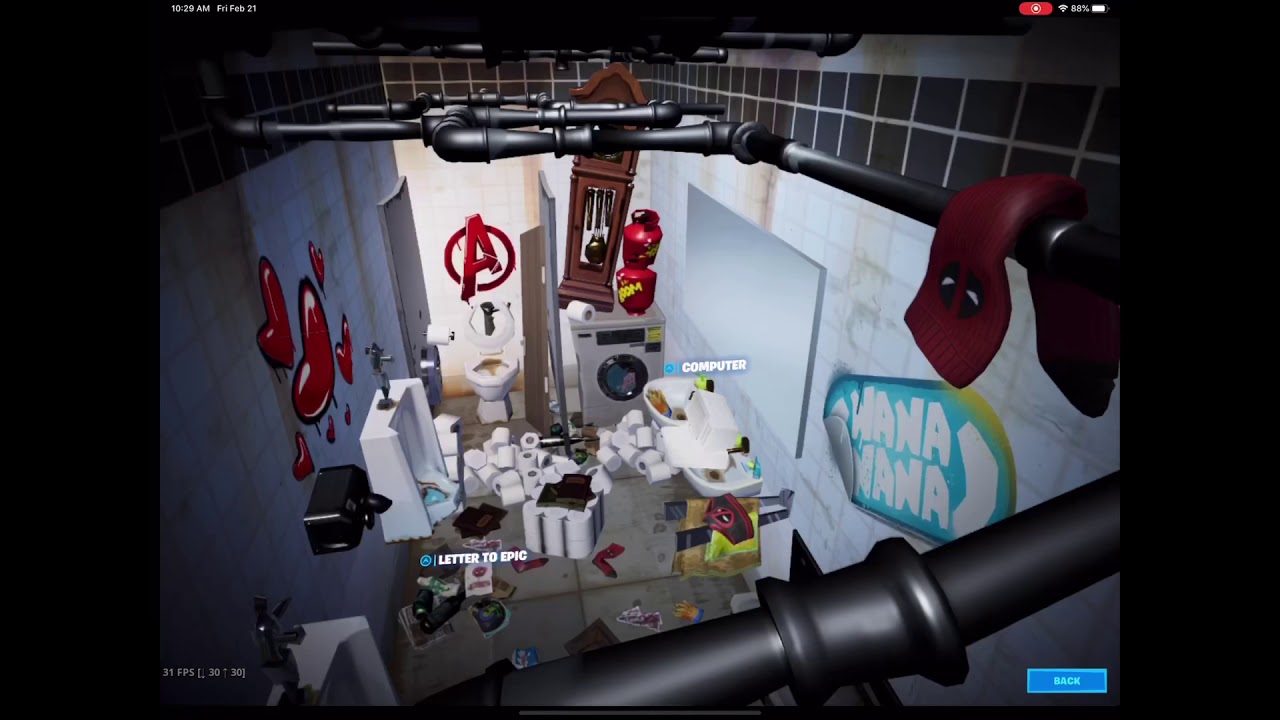 How to get Deadpool’s letter in Fortnite - YouTube