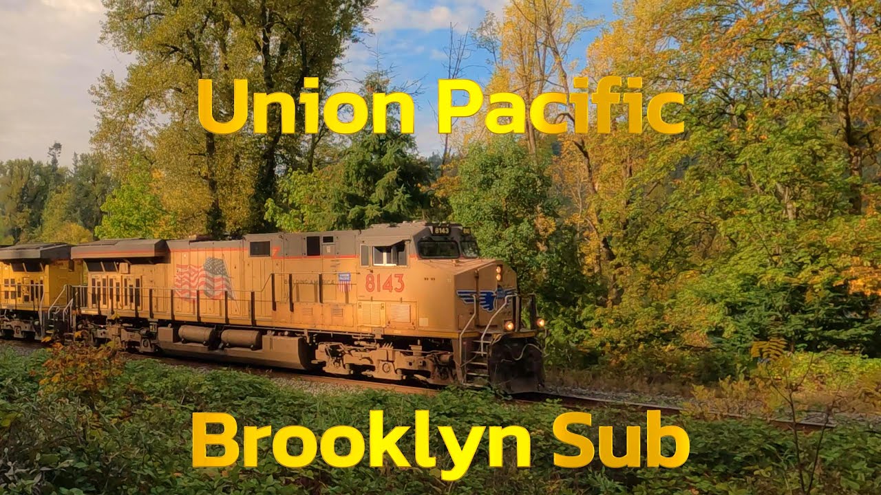 Trains On The Union Pacific Brooklyn SUB - YouTube