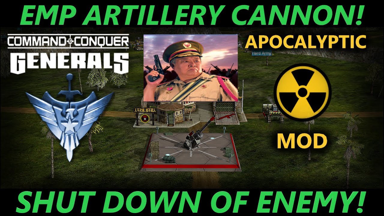 BIG EMP ARTILLERY CANNON! Command & Conquer TM Generals Zero Hour 2023 ...