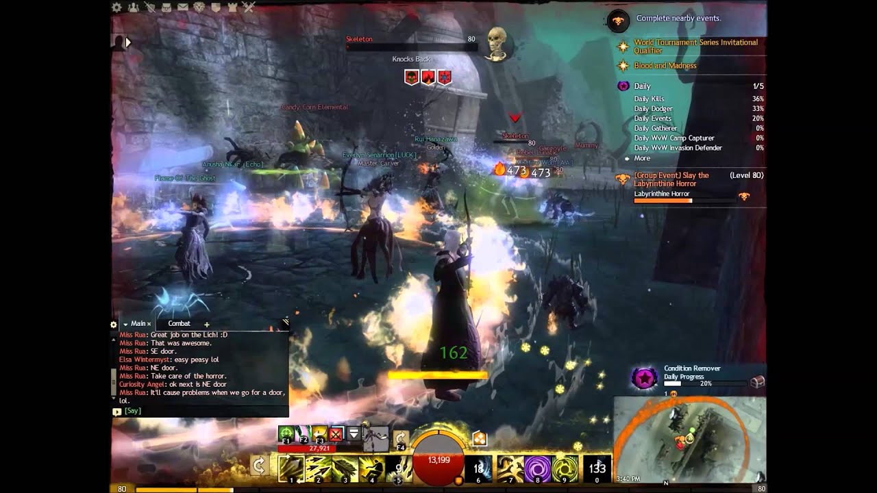 Guild Wars 2 Labyrinth Horror ( No Commentary ) ( Halloween Event 2014 ...
