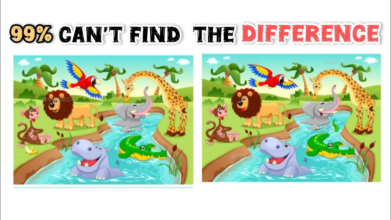 Spot the difference: Only genius can find the difference | Difficult ...