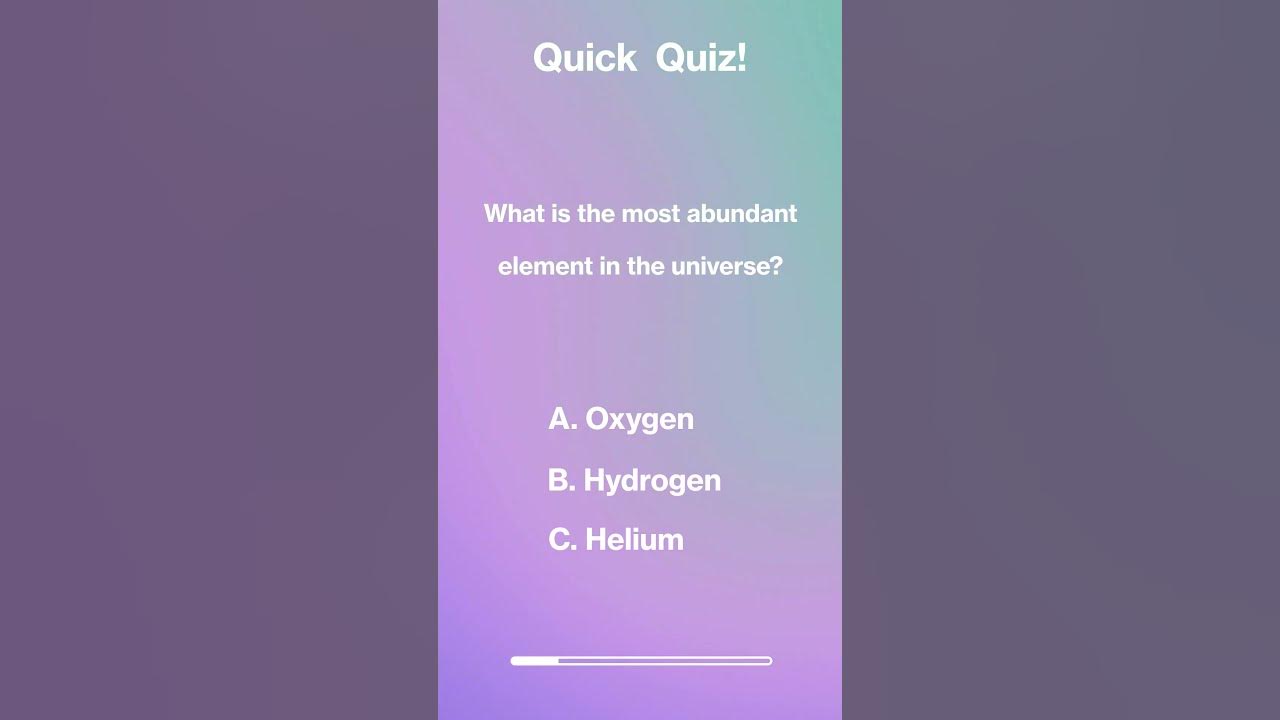 Quick Quiz - General Trivia - Question 3 - YouTube