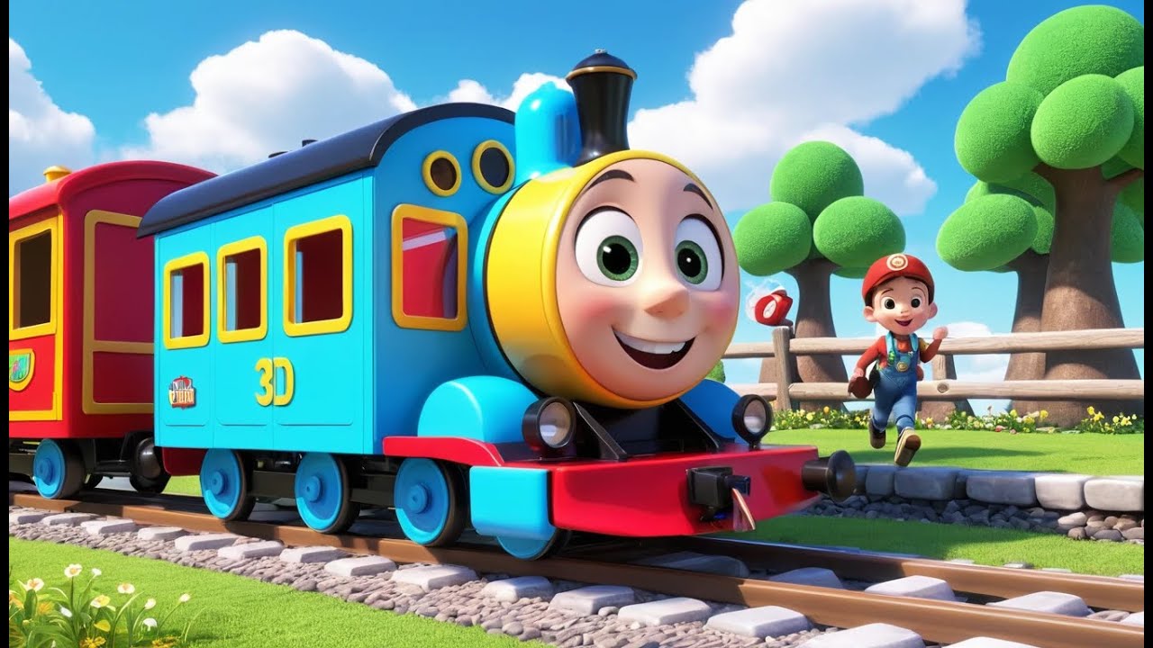 Colorful Cars of the Toy Train | Fun Train Song for Kids | Learn Colors ...