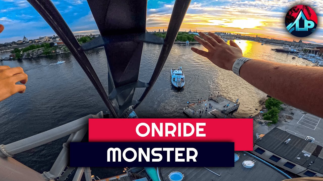 Monster (sunset) - Grona Lund 4K 60P - YouTube