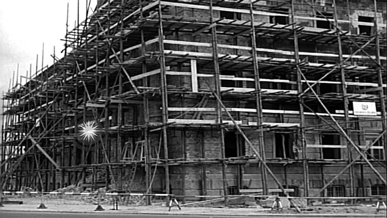 Scenes during the rebuilding of West Berlin in 1952 HD Stock Footage ...