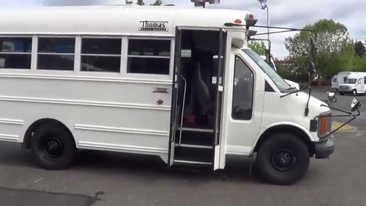 Northwest Bus Sales Used GMC Thomas MFSAB 14 Passenger Bus S64715 - YouTube