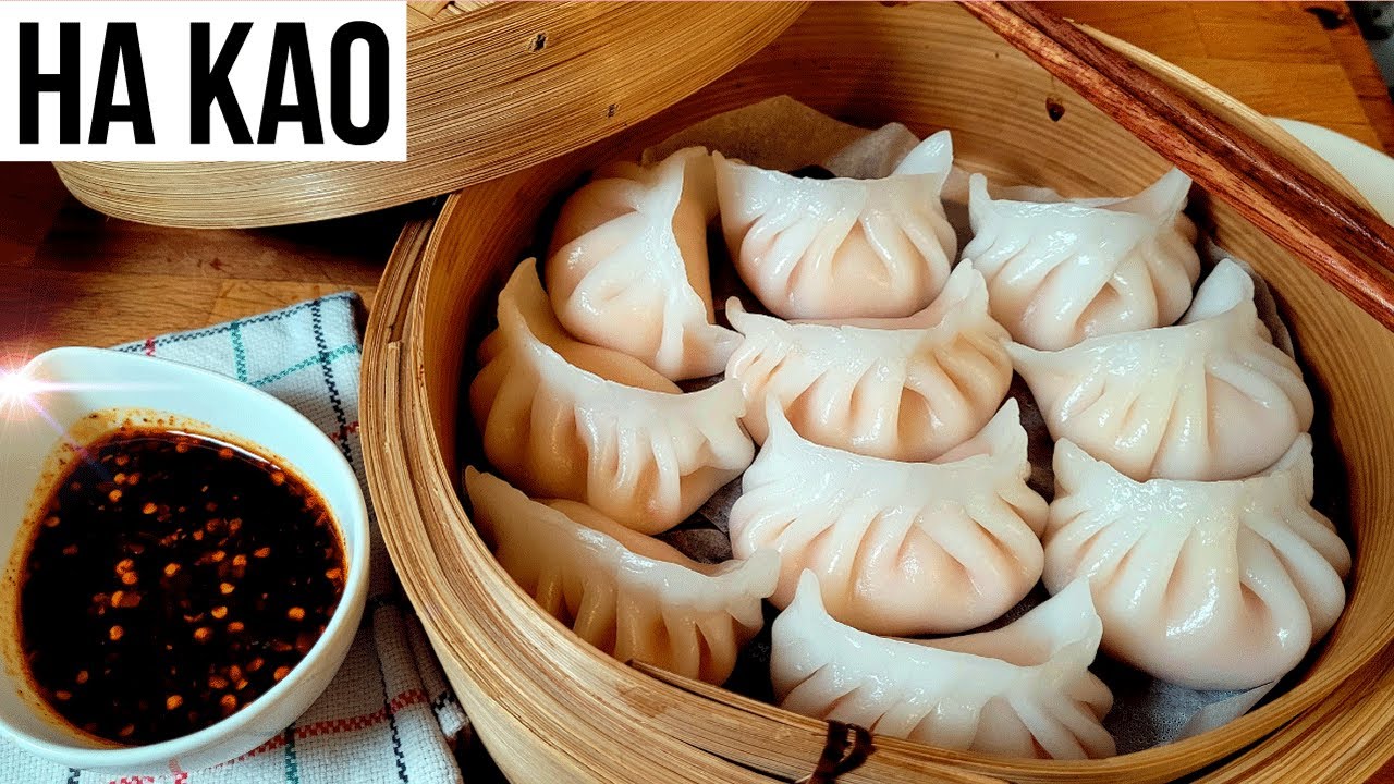 แจกสูตร ฮะเก๋ากุ้ง แป้งสด พร้อมน้ำจิ้มรสเด็ด - Ha kao - Dim Sum - 하카우 ...