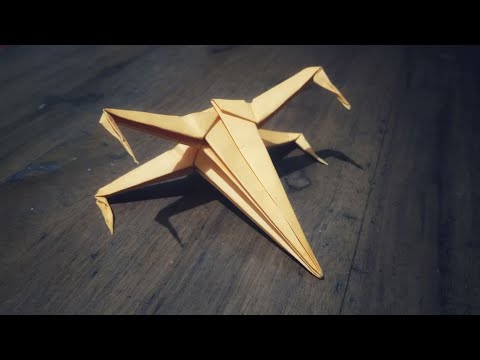 Cara Membuat Origami Pesawat X-WING STAR WARS Fighter | STAR WARS X ...