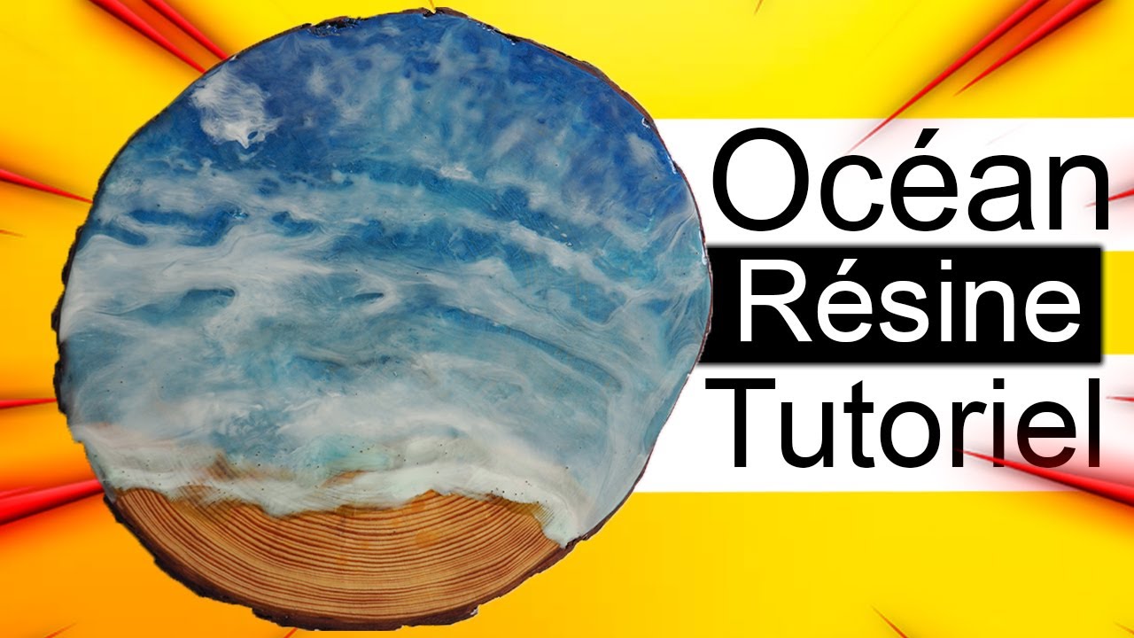 Comment Faire la MER avec les VAGUES en Résine Epoxy ? Tutoriel #2 ...