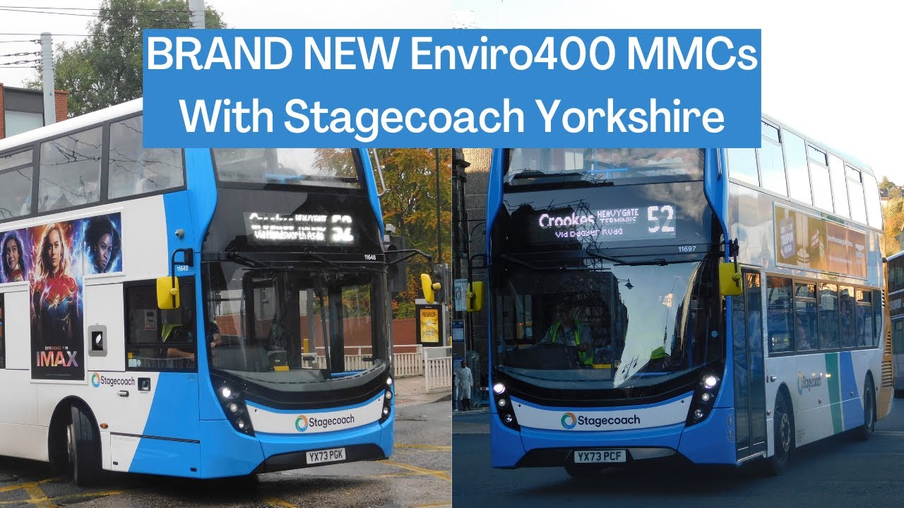 BRAND NEW '73' Plate Enviro400 MMCs In Sheffield | Stagecoach Yorkshire ...