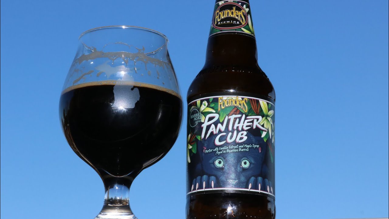 Founders Brewing Company|Panther Cub Review|Barrel Aged Porter - YouTube