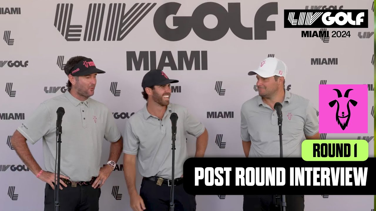 POST-ROUND INTERVIEW: RangeGoats Giving Away (Literal) Goats | LIV Golf ...