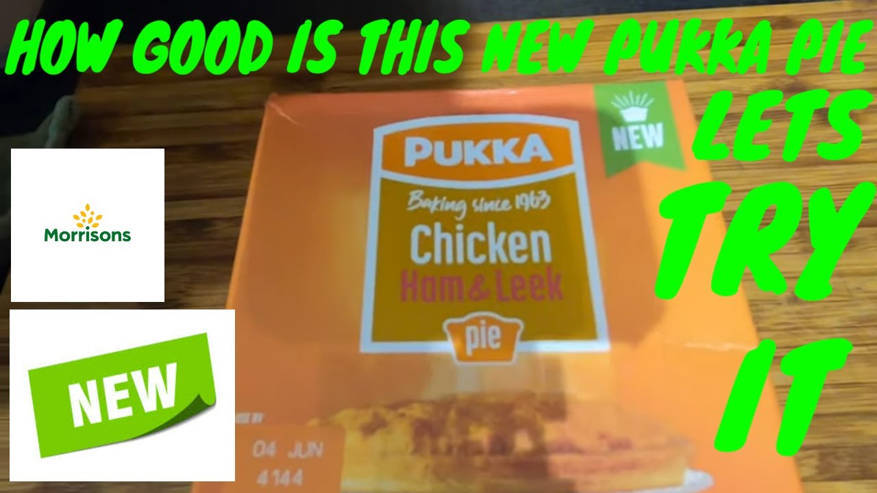 The NEW PUKKA Chicken Ham & Leek pie in Ninja air fryer REVIEW. - YouTube