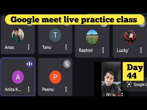 Google meet live speaking practice class | #freespokenenglishcourse # ...
